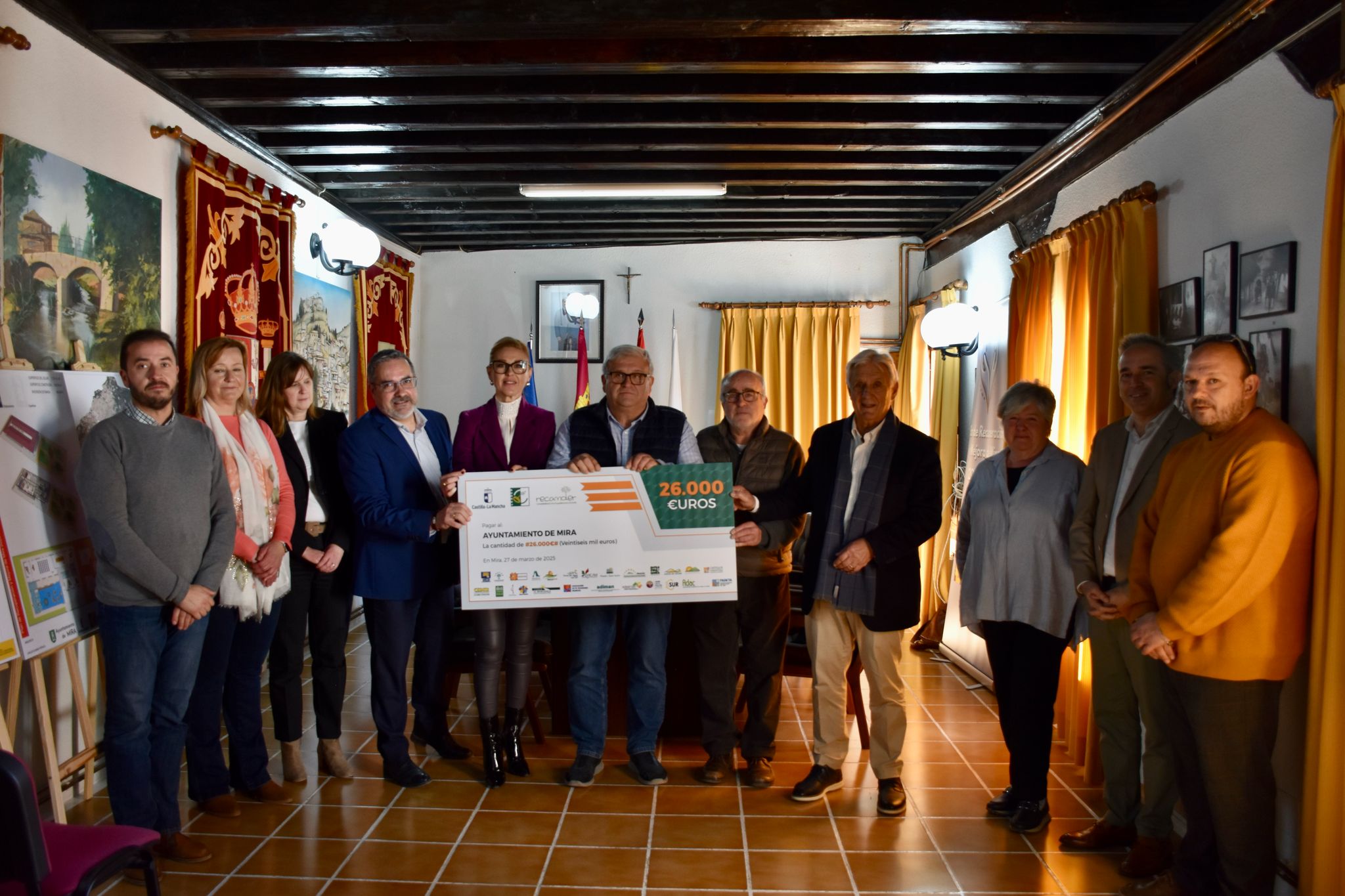 RECAMDER y 25 Grupos de Desarrollo Rural donan 26.000 euros a Mira para ayudar en su ...